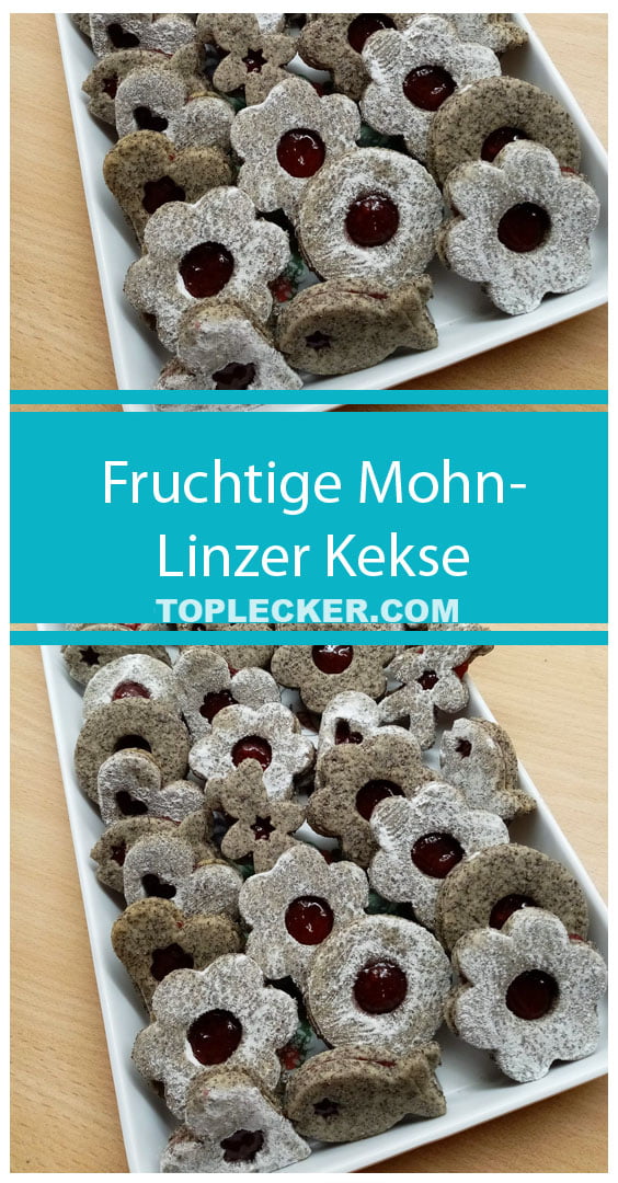 Fruchtige Mohn-Linzer Kekse: Ein Fest für die Sinne